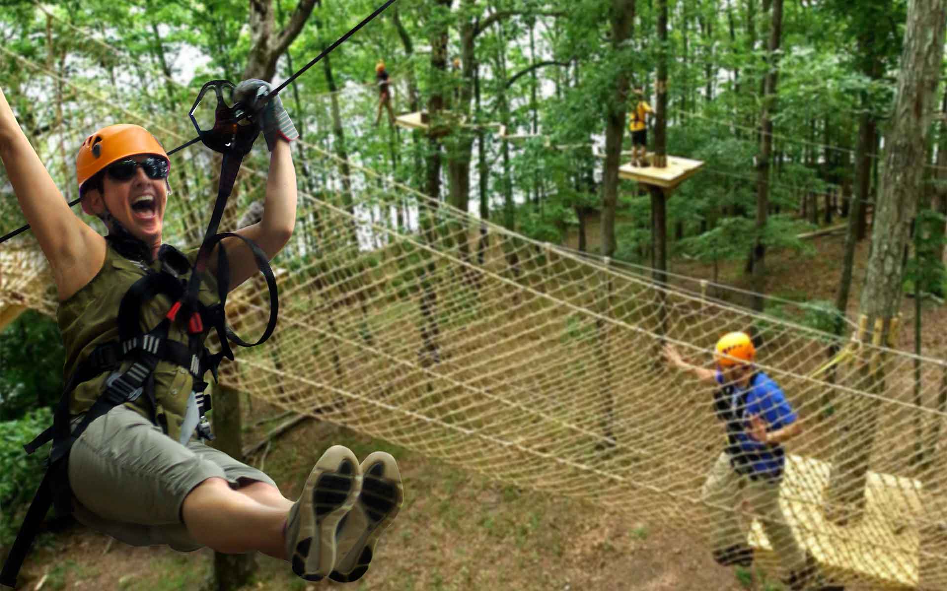 All-Day Adventure | Zipline | Treetop Obstacle Course | Climbing | Vermont